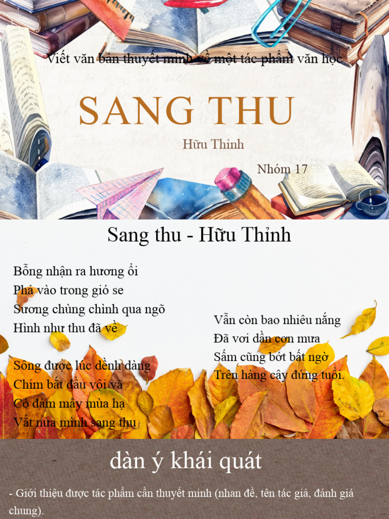 Sang Thu | PDF