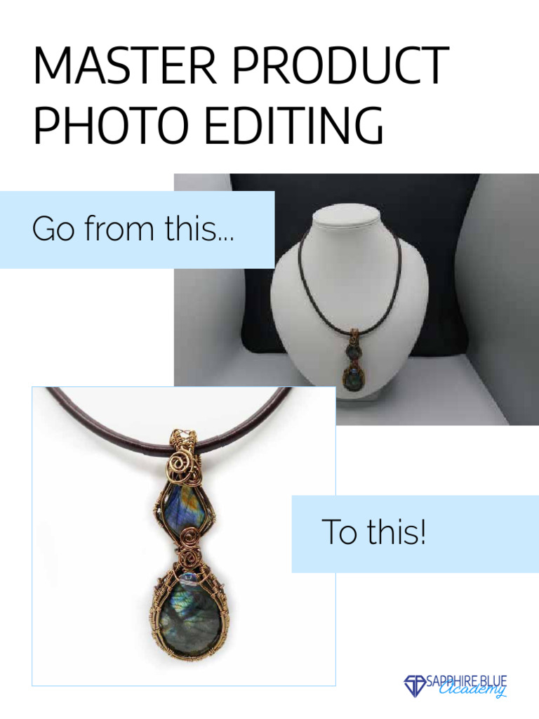 Master Product Photo Editing | PDF | Image Editing | Photograph