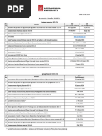 BHU Academic Calendar 2025-26 | PDF | Academic Term | Educational Stages