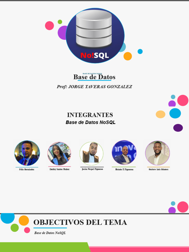 Presentación - Base de Datos NoSQL Grupo2 COMPLETA | PDF | No Sql | Bases de datos