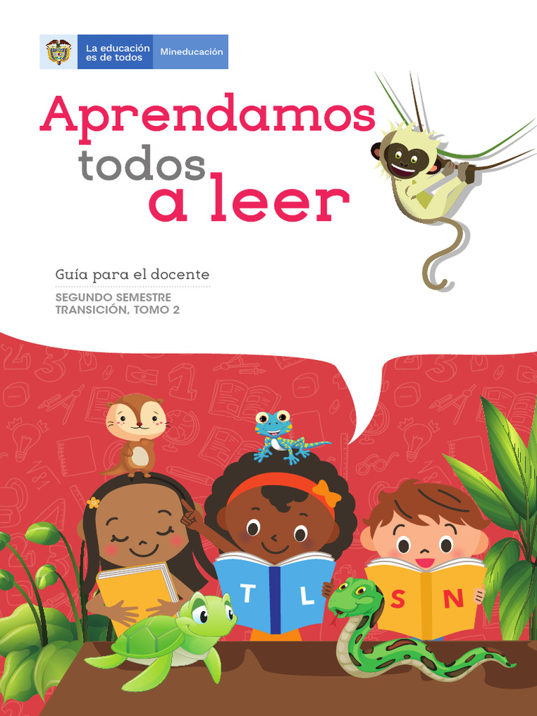 Aprendamos Todos A Leer Guía Docente - Semestre 2 | PDF | Educación de ...