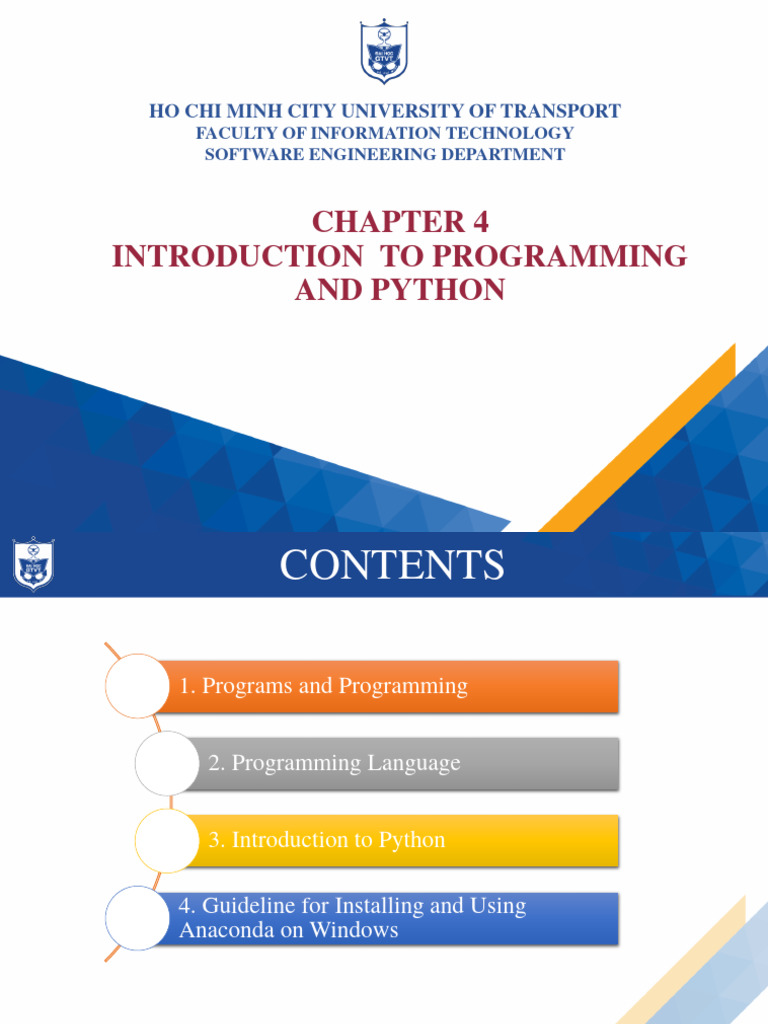 Chapter 4 - Intro To Programming and Python | PDF | Computer ... Chapter 4 - Intro To Programming and Python | PDF | Computer ...