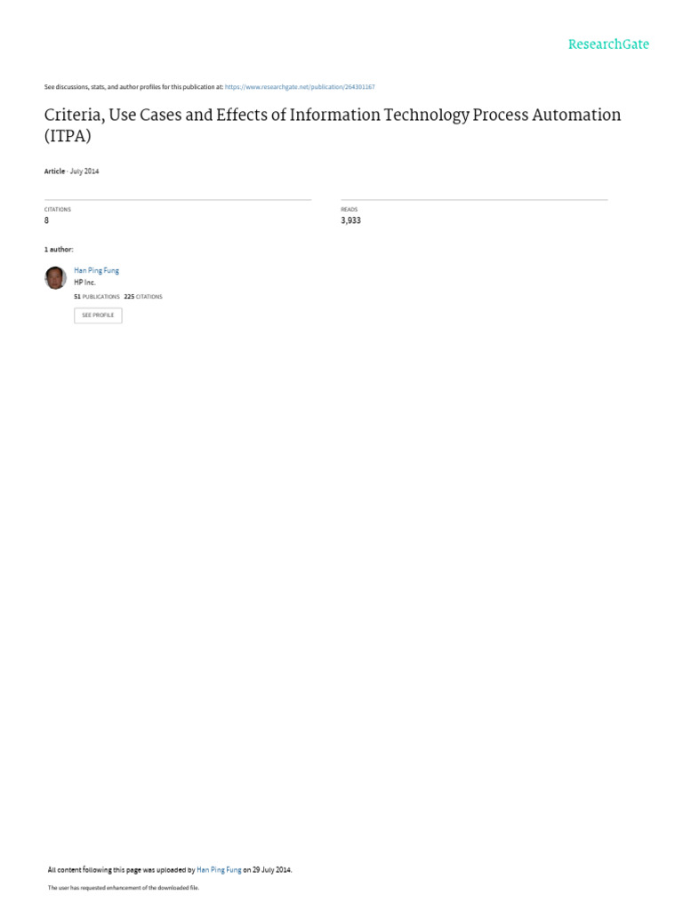 RPA Article-V1 6 HPFung UNPBLSHD | PDF | Automation | Databases