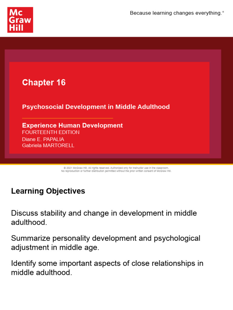Papaliahd14 PPT Ch16 Accessible | PDF | Grandparent | Self Concept