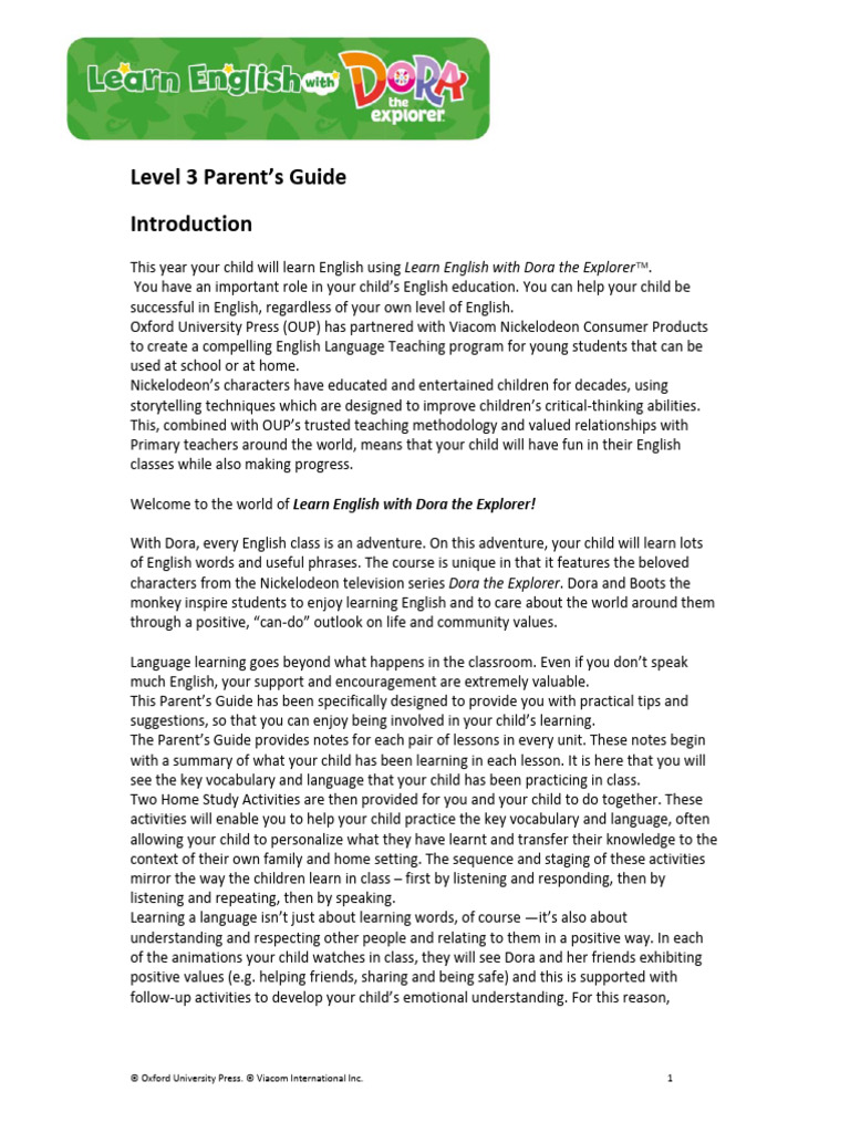 Lewdte 3 Parents Guide | PDF | Vocabulary | Toys