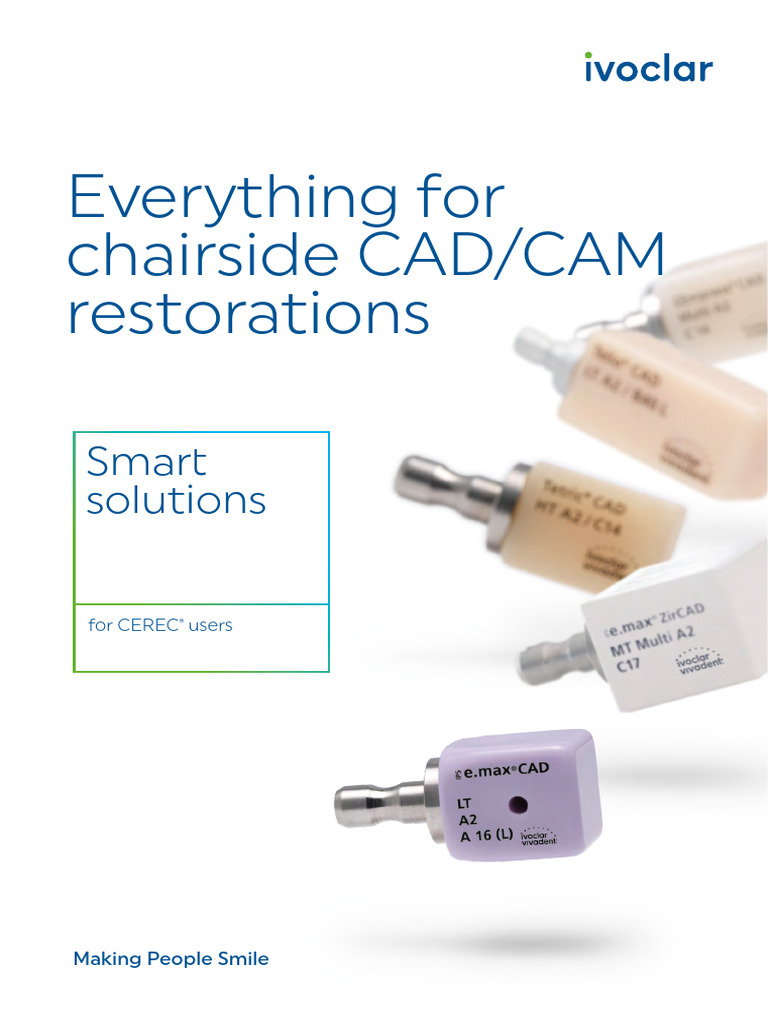 Chairside Cerec Ivoclar | PDF | Dentistry Branches | Materials