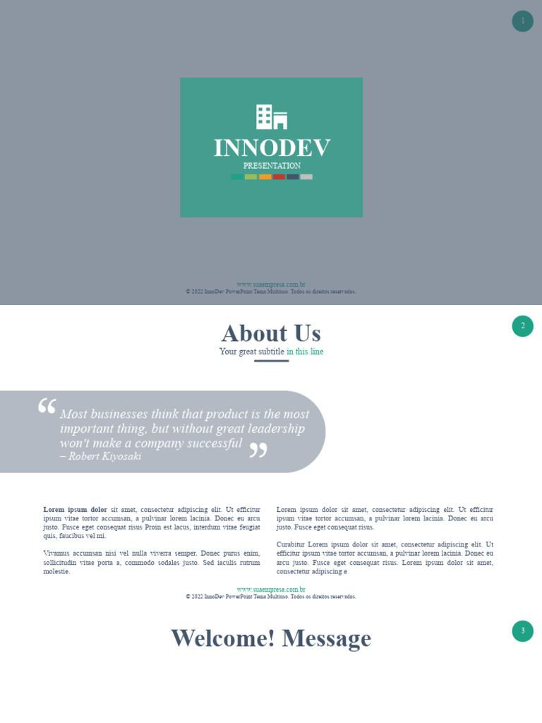 InnoDev Multiuso PowerPoint Template | PDF | Computing | Business
