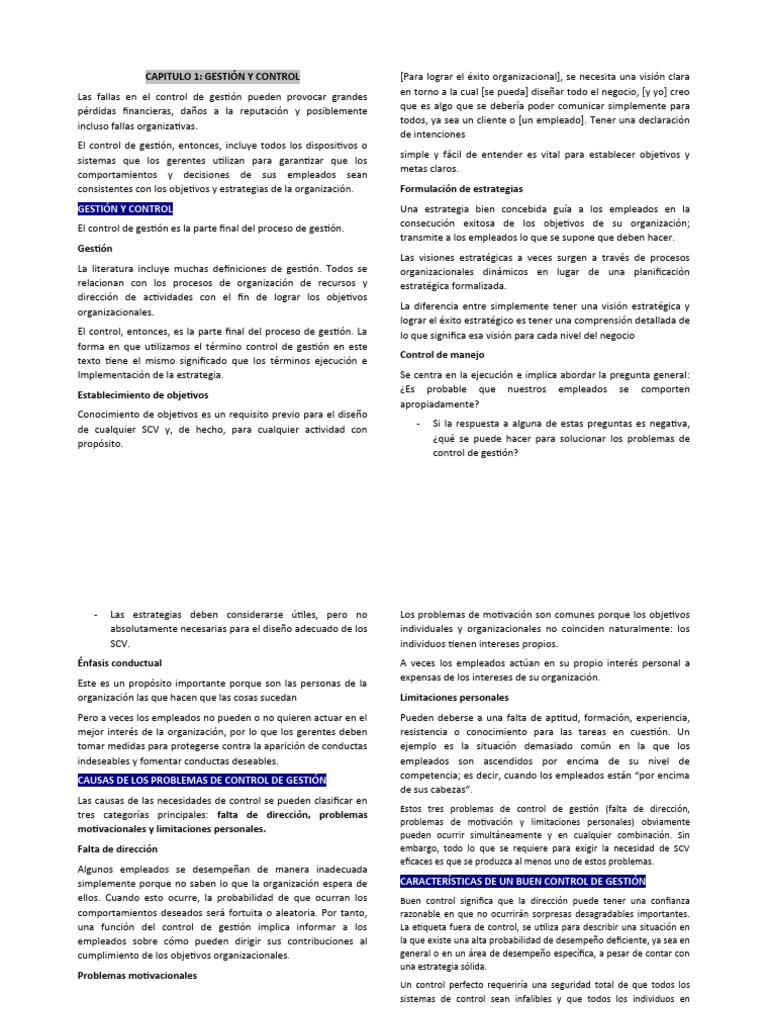 Capitulo 1 - Resumen | PDF | Motivación | Motivacional