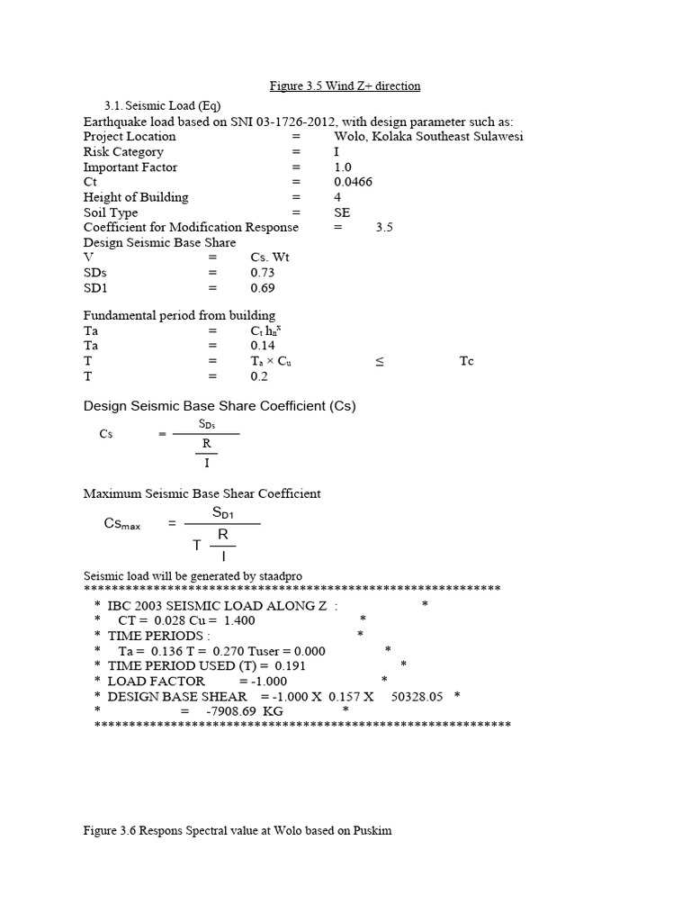 Earthquake Respons Spectra Design | PDF | Geophysics | Applied And ...