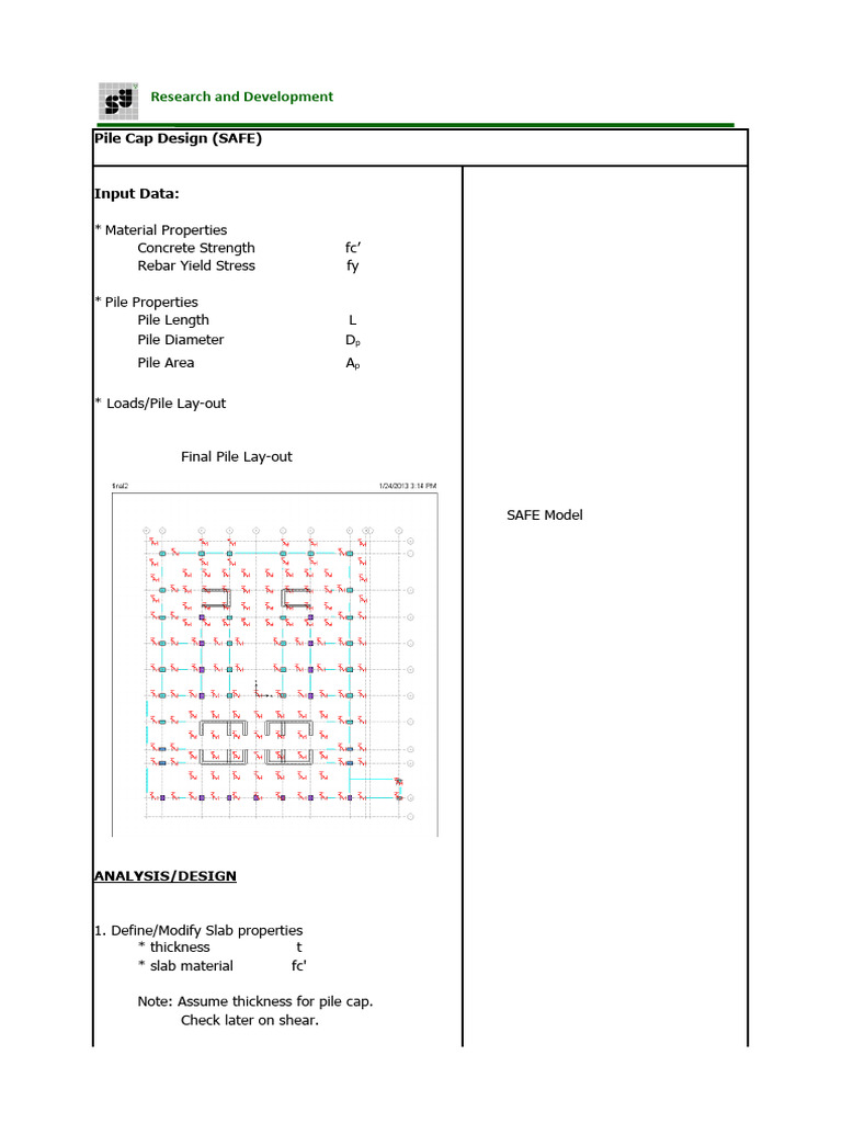 Pile Cap Design | PDF | Deep Foundation | Foundation (Engineering)