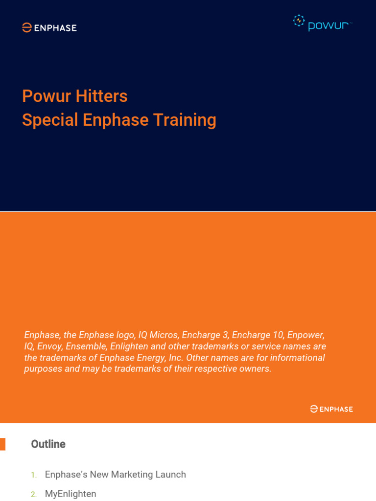 Special Training Enphase Training - 1-19-21 | PDF | Photovoltaics ...