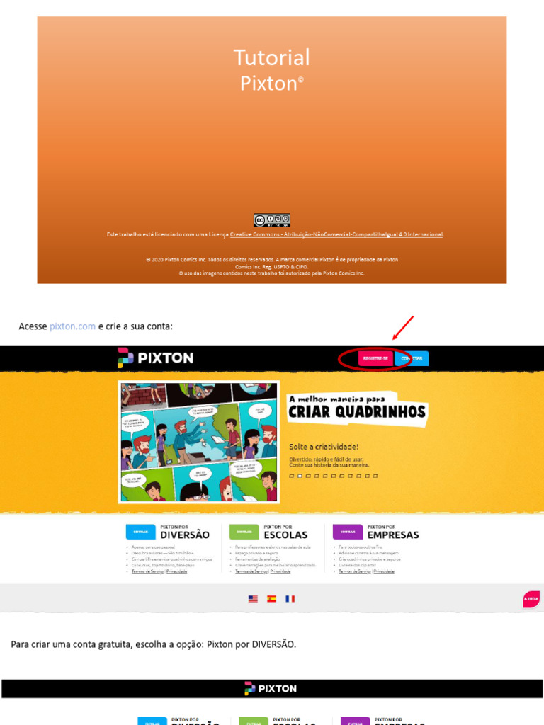 Tutorialpixton | PDF | Quadrinhos