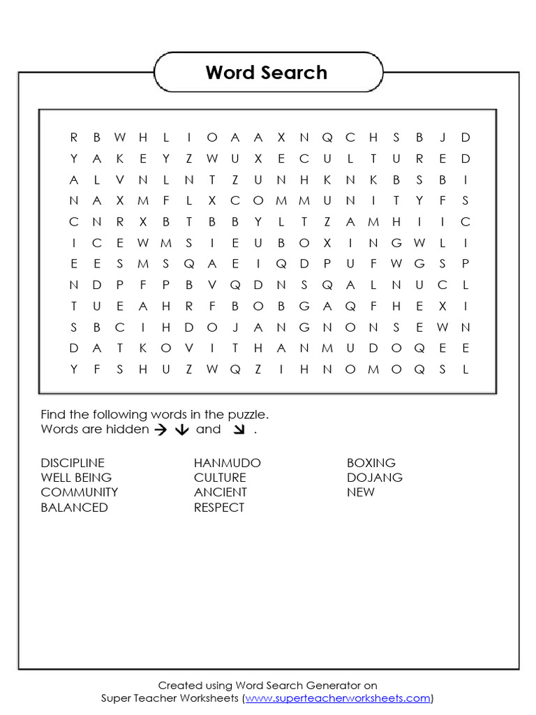 Word Search | PDF | Word Search | Puzzles