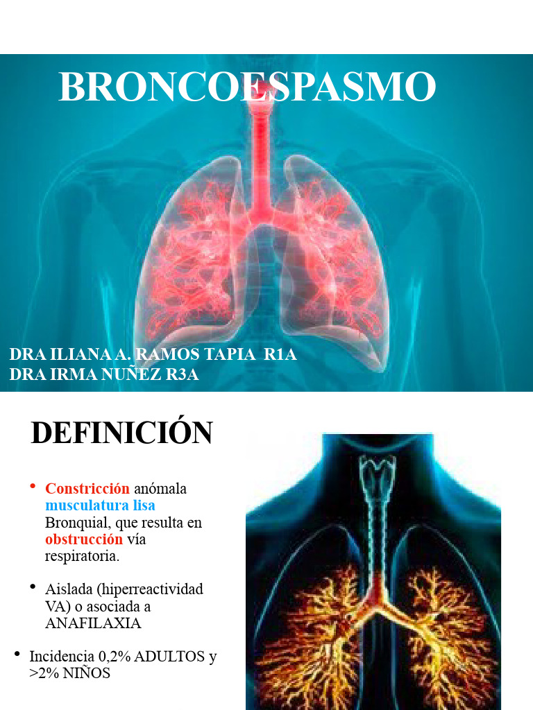 BRONCOESPASMO | PDF | Respiración | Medicina CLINICA