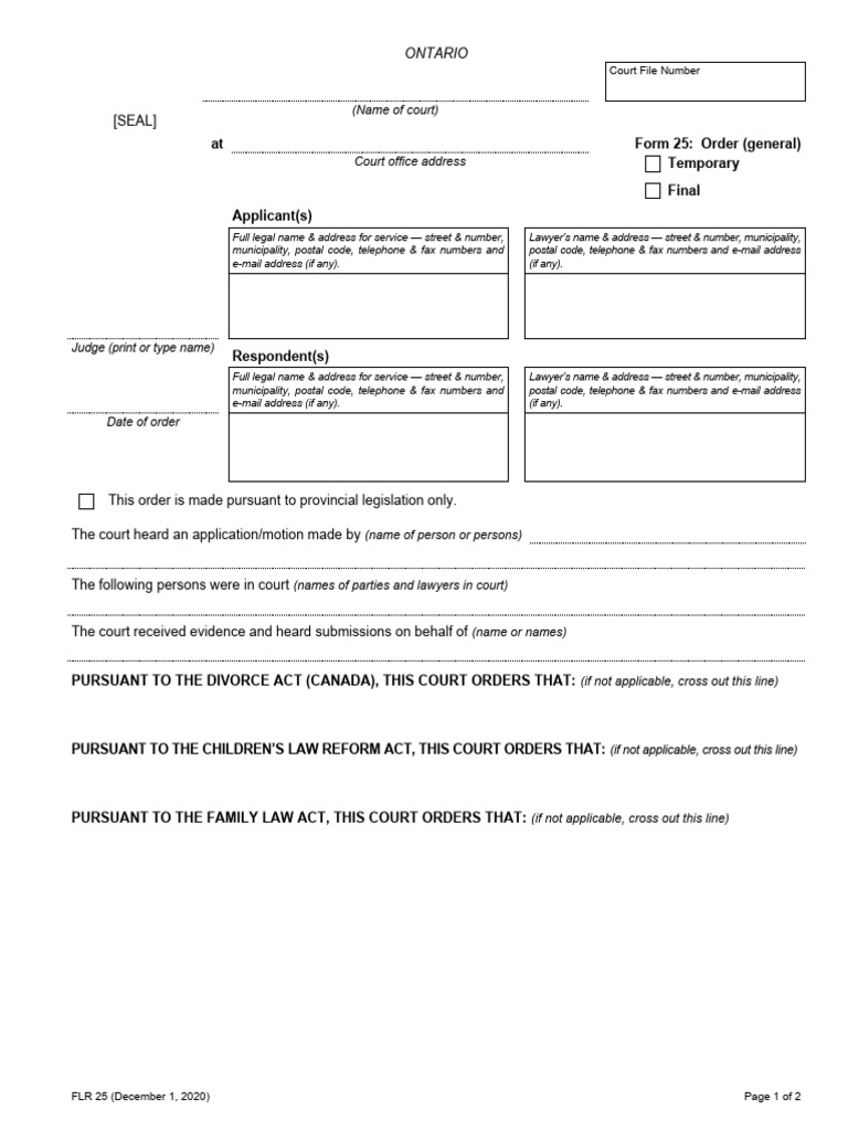 Form 25 en Dec20 | PDF | Government | Judiciaries
