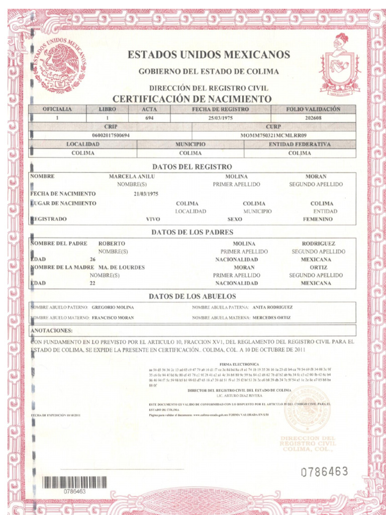 Documentos Personales | PDF