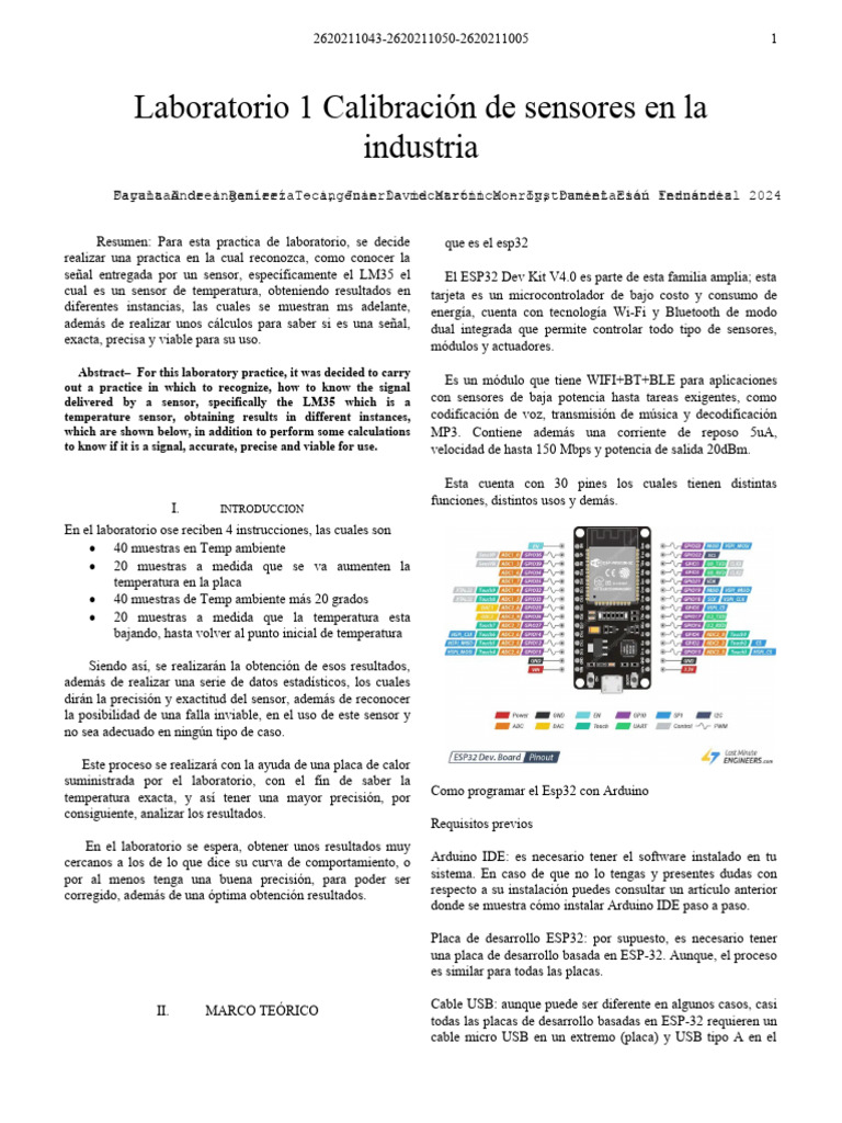Laboratorio Instrumentacion | PDF | Sistema Integrado | Informática