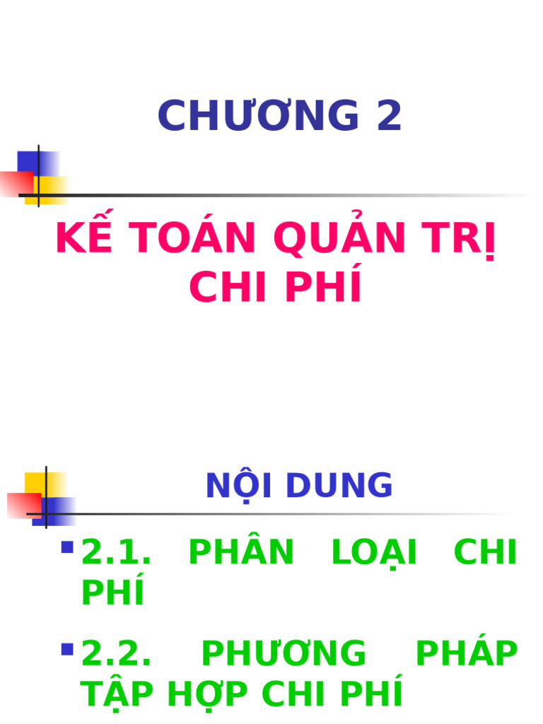 Chương 2 KTQT | PDF