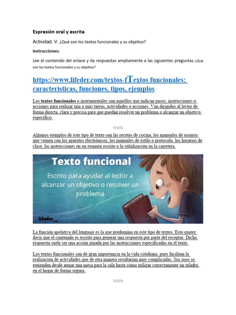 Actv. V | PDF | Escritores | Plan de estudios