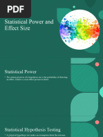 Sample Size Determination and A Priori Power Analysis Using GPower | PDF | Effect Size | Student ...