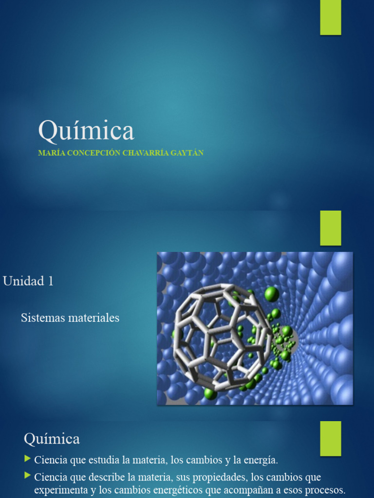 Unidad 1. Sistemas Materiales | PDF | Sustancias químicas | Química