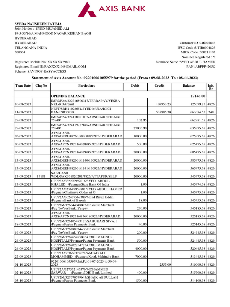 Account STMT | PDF | Debit Card | Banks