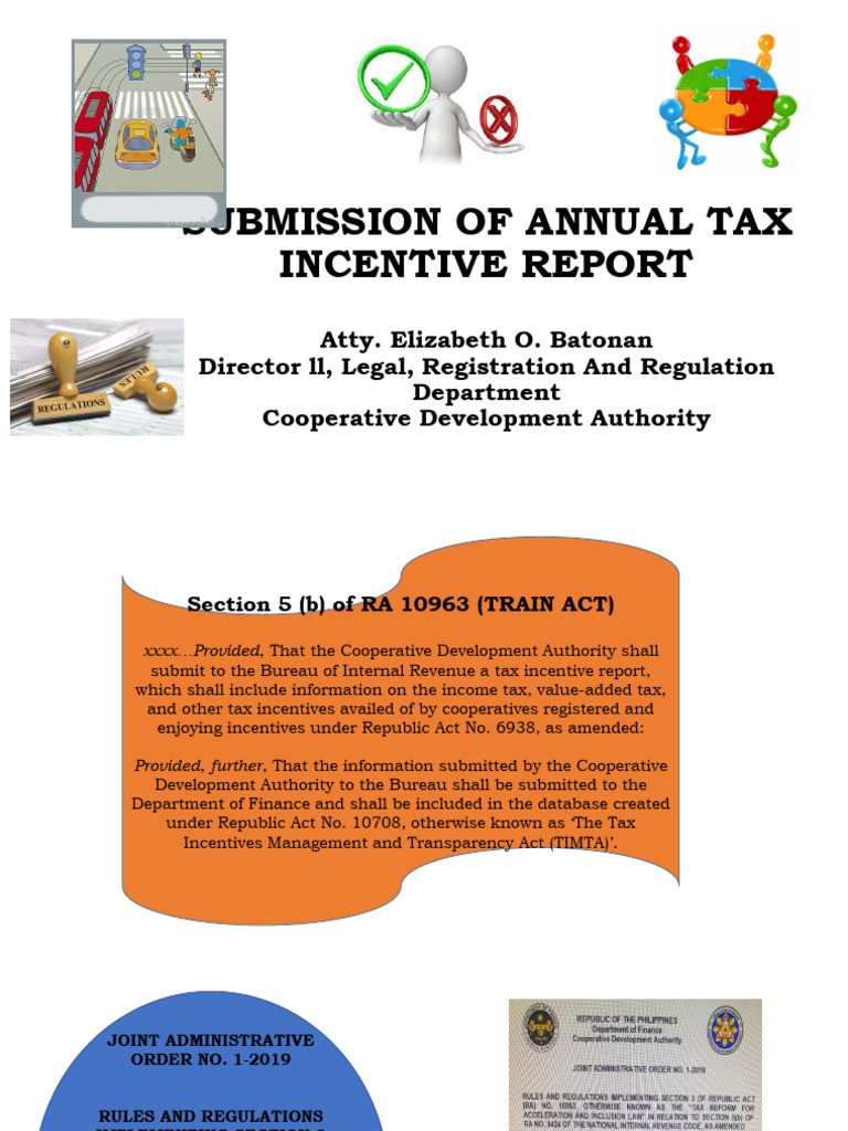 PICPA Tax Incentive Report (CDA) | PDF | Taxes | Value Added Tax