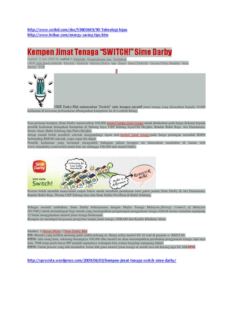 Kempen Jimat Tenaga - Ain | PDF