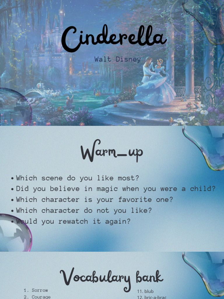 Cinderella Discussion Guide | PDF