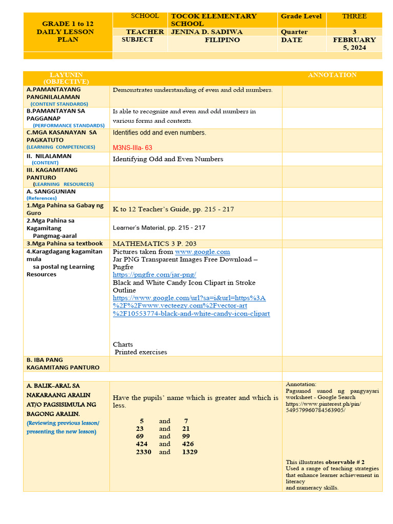 MATHEMATICS-3-COT-3-final | PDF | Learning | Cognition