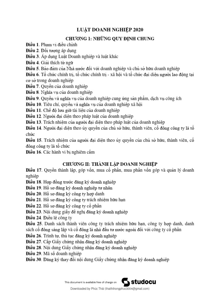 Mục Lục LDN | PDF