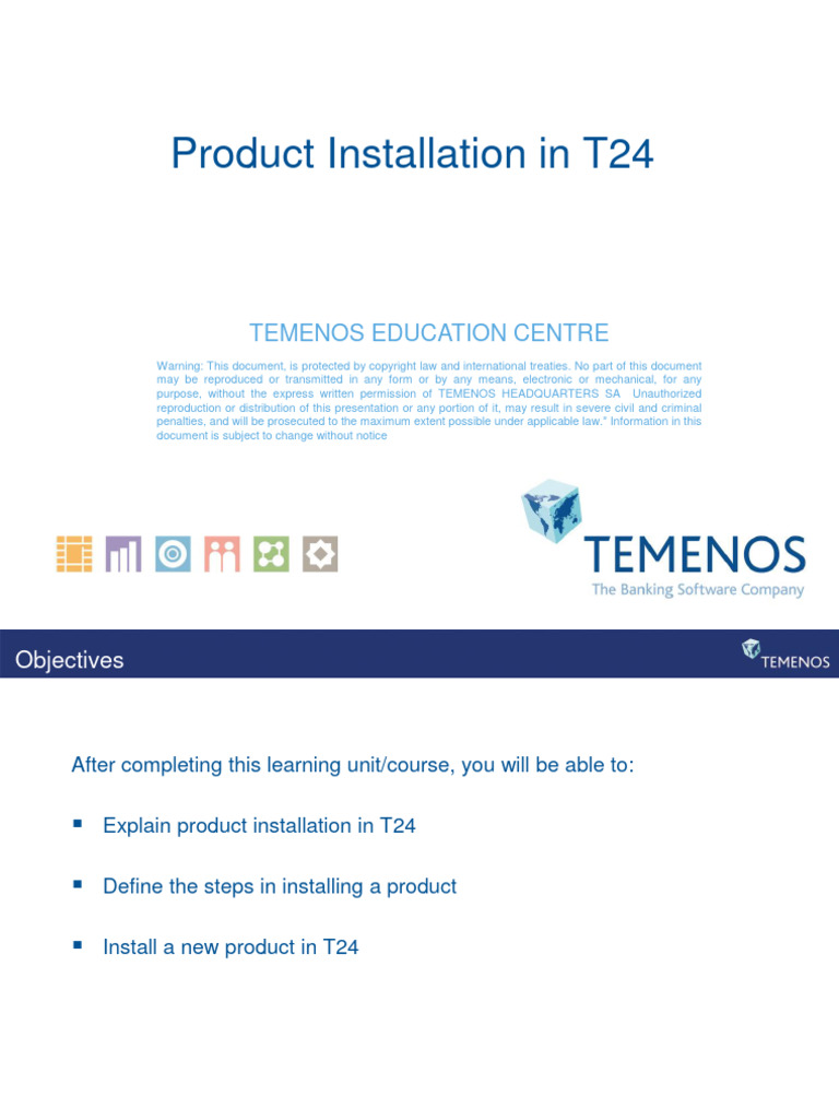 4.installing A New Product in T24 | PDF | Copyright Law | Property Law