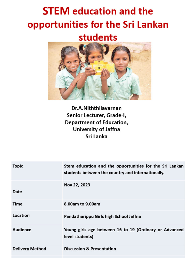 Empowering Girls in STEM Education | PDF | Science, Technology, Engineering, And Mathematics ...