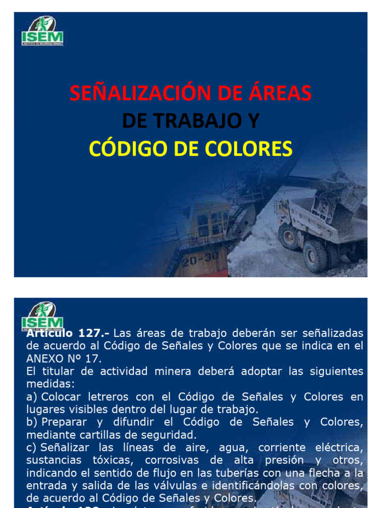 Codigo de Señales de Seguridad | PDF | Color