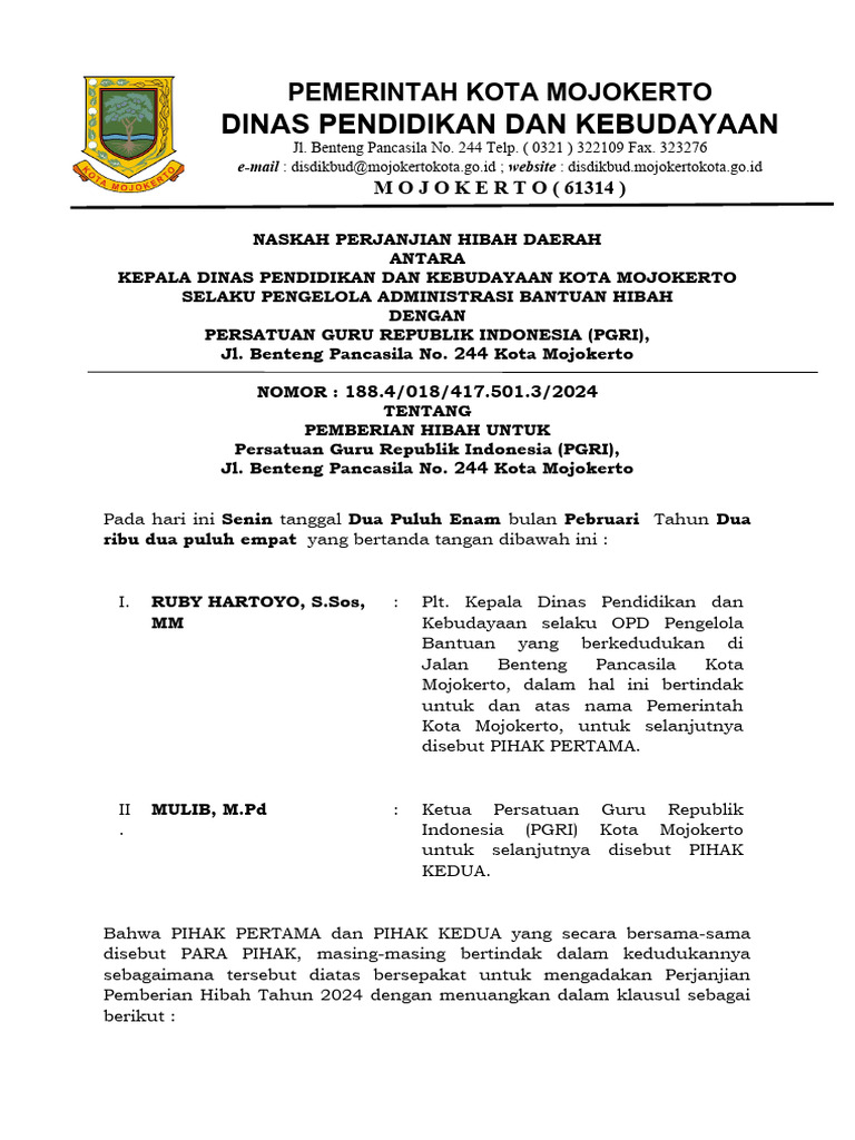 Hibah NPHD Pgri 2024 Edit | PDF | Ilmu Sosial