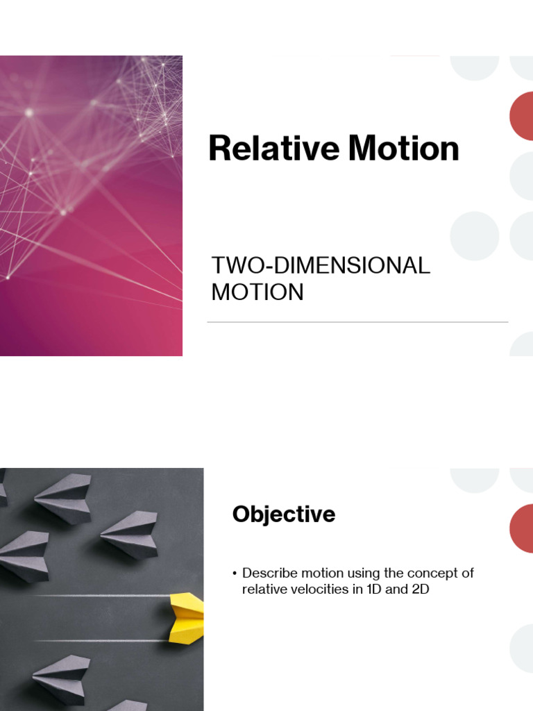 Lesson 6 Relative Motion REV 1 | PDF | Velocity | Euclidean Vector