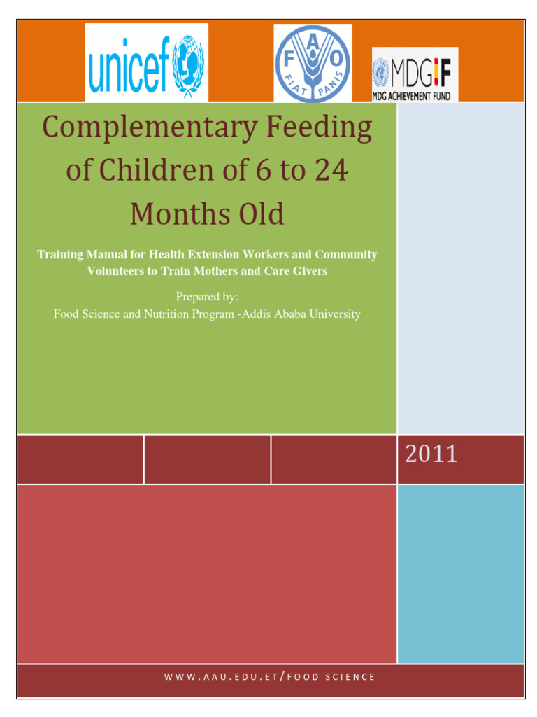 Ethiopia - Complementary Feeding | PDF | Breast Milk | Breastfeeding