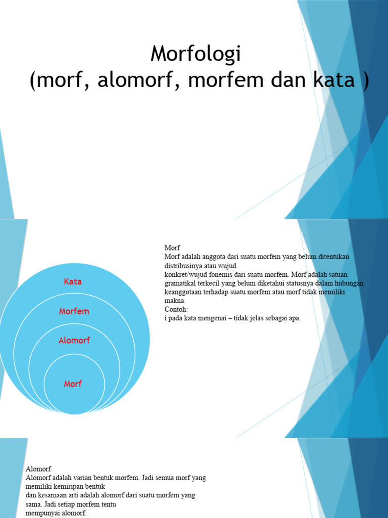 Presentation1 Morfologi | PDF