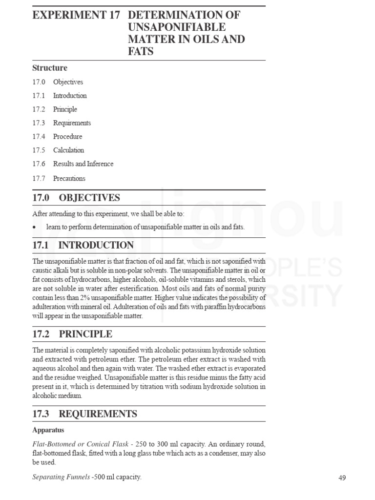 Experiment 17 | PDF | Solubility | Ethanol