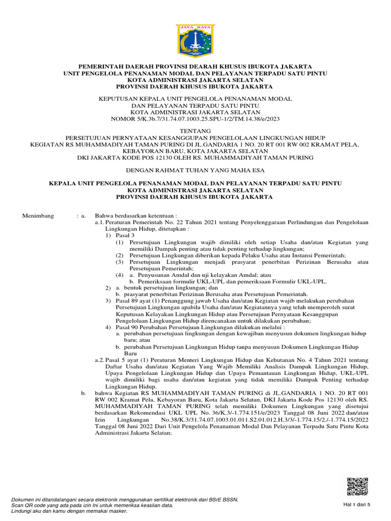 Izin Limbah TPS Limbah B3 Pertek | PDF