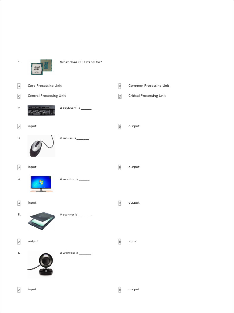 Hardware And Software Pdf Computer Hardware Input Output