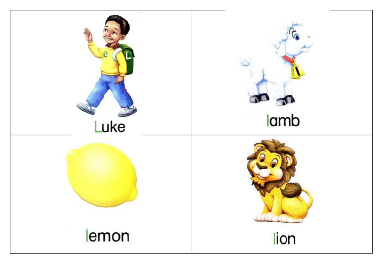 easy words flash cards | PDF