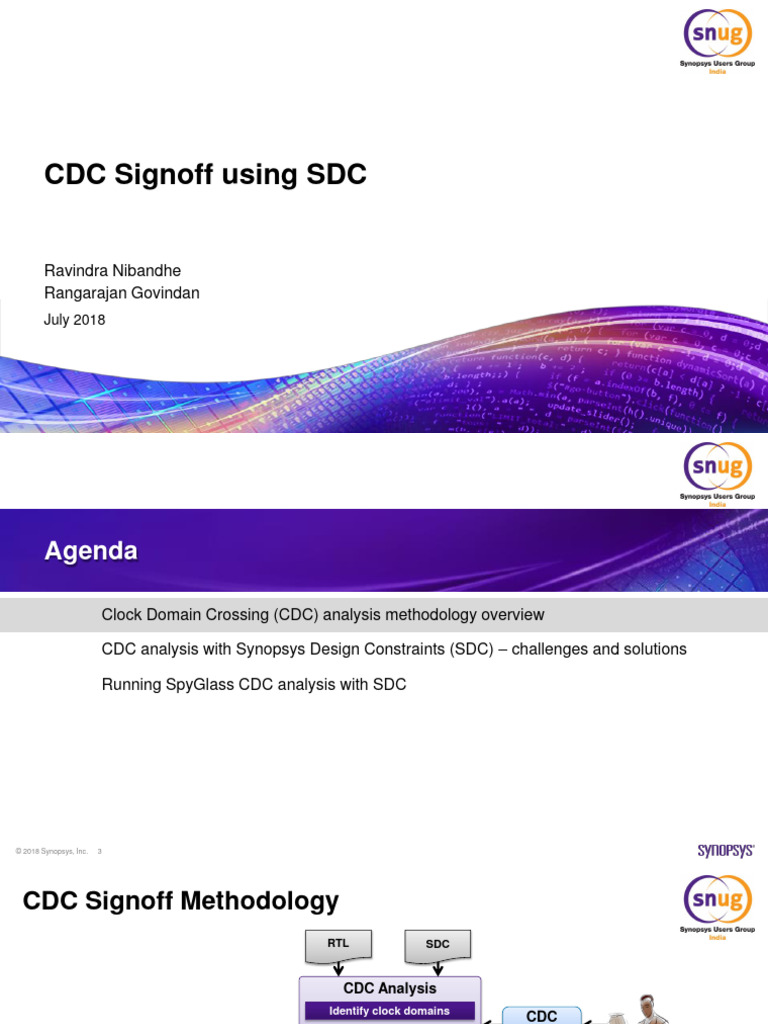 CDC Signoff Using SDC | PDF | Information Technology | Computing