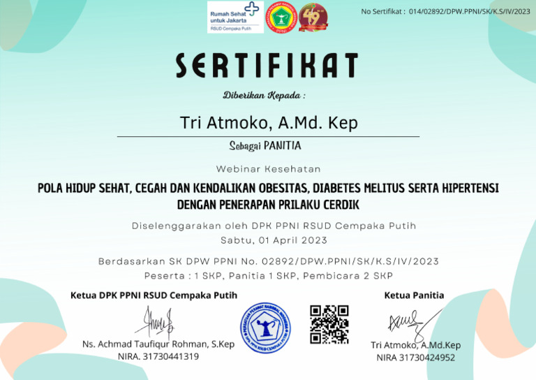 Tri Atmoko, A.Md. Kep | PDF