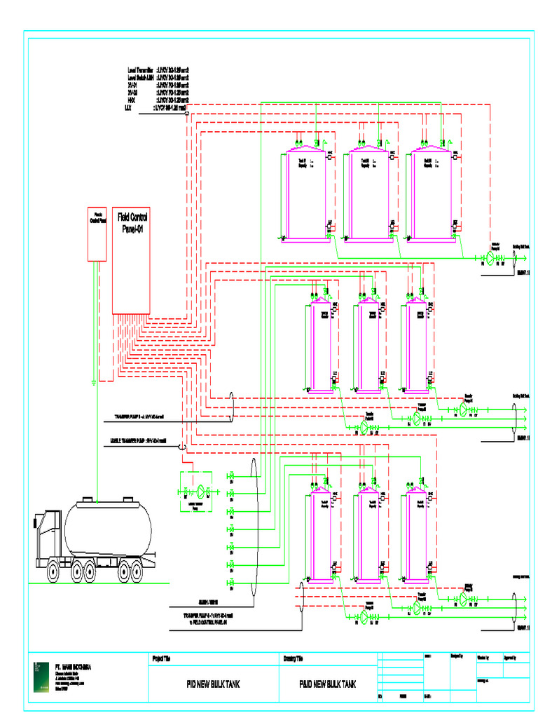 Schematic Add Bulk Tank - CIB Rev.01-1-Layout1 | PDF