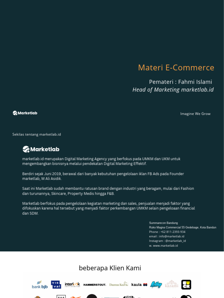 Materi E Commerce | PDF