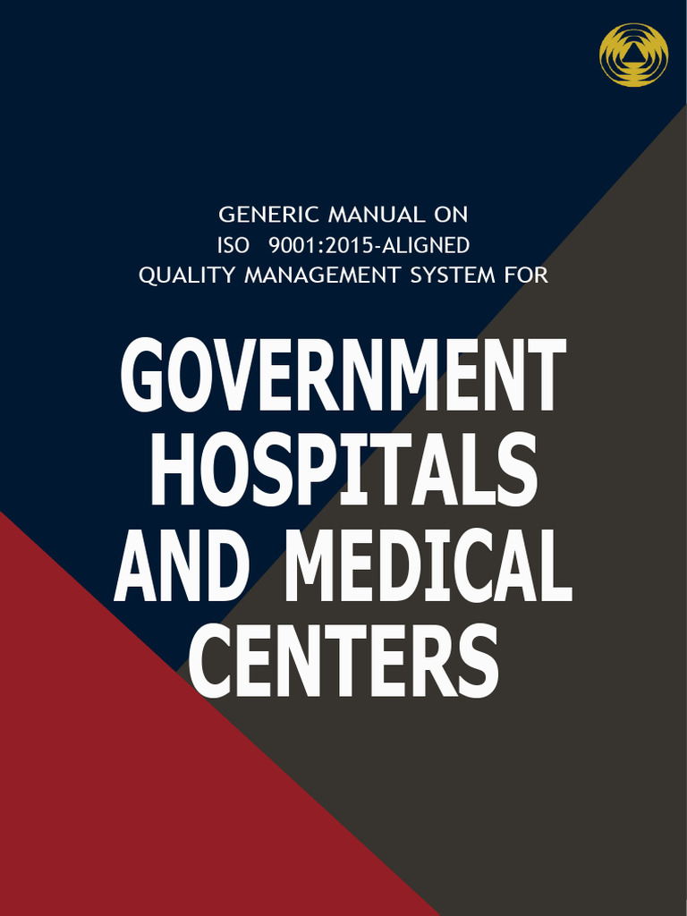 QMS Generic Manual For Government Hospitals and Medical Centers | PDF ...