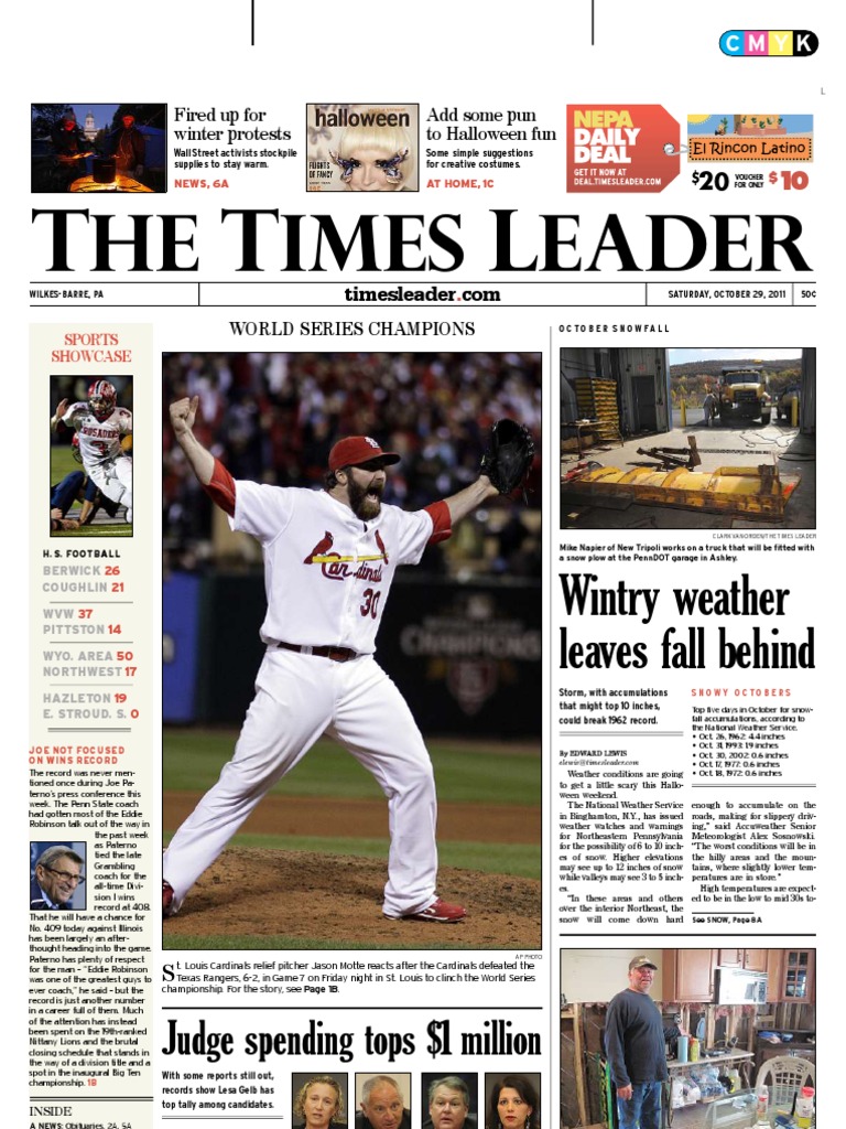 Times Leader 10-29-2011 | PDF | Wilkes Barre | Christmas