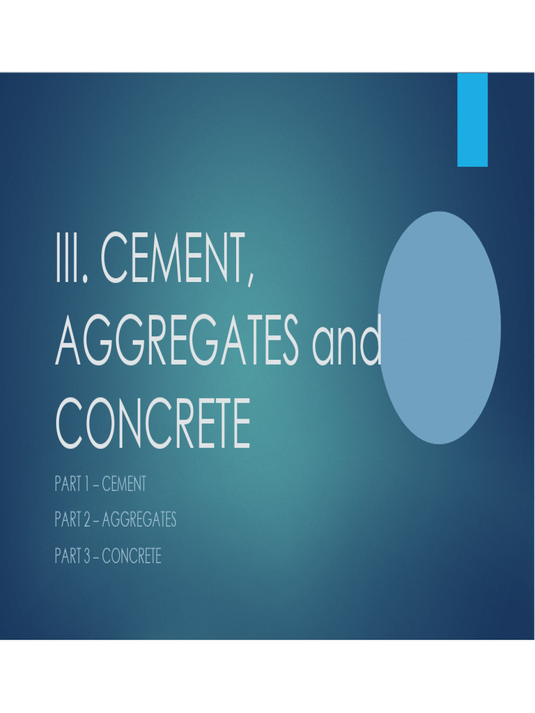 Cement And Concrete Pdf Cement Lime Material