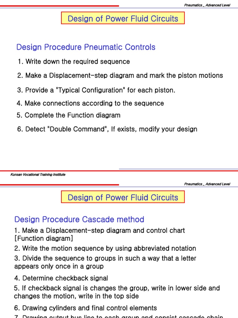 Basic Pneumatic Cascade) | PDF | Mechanical Engineering